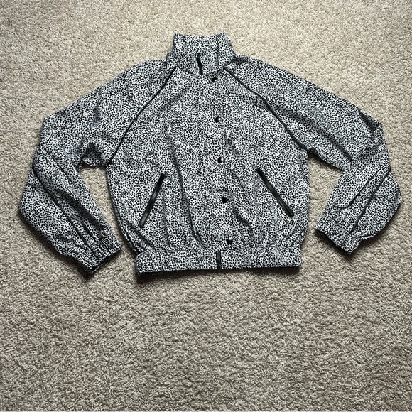 Jackets & Coats | Allfenix White Leopard Crop Jacket | Poshmark